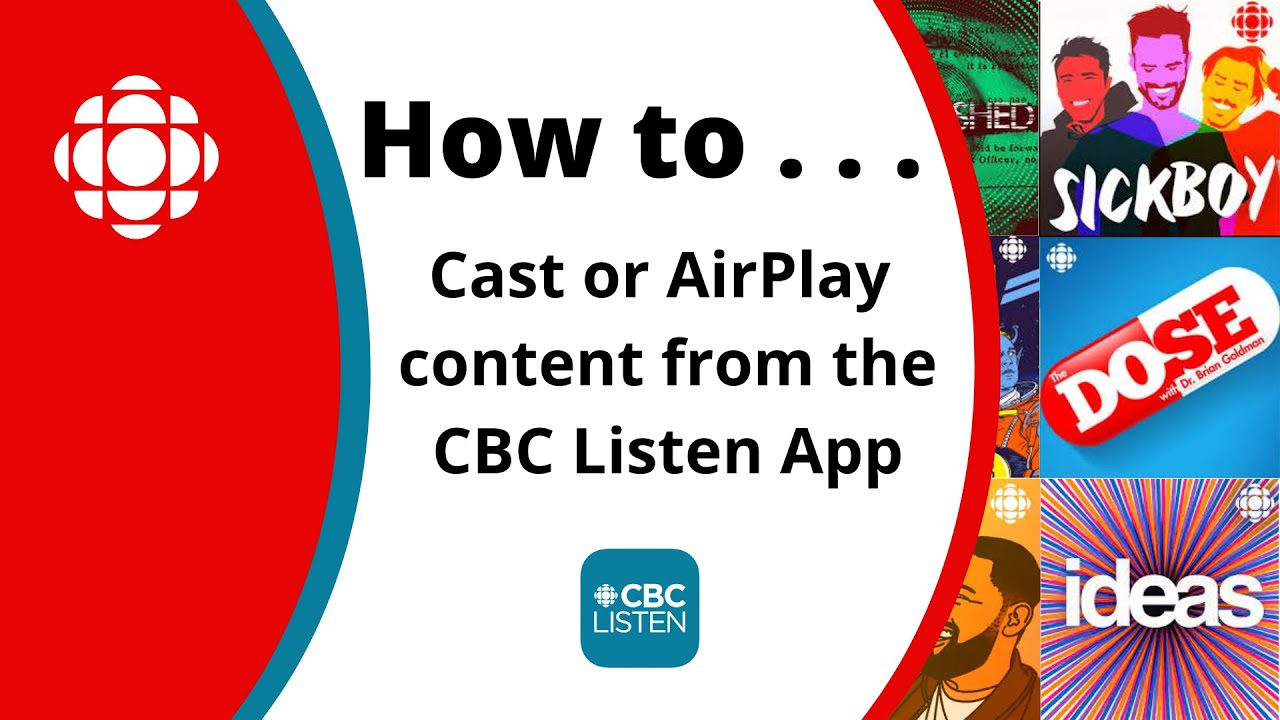 How to Cast or AirPlay content from the CBC Listen App - YouTube