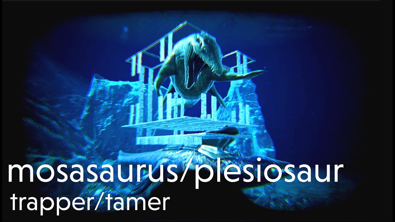 mosasaurus/plesiosaur trapper/tamer | Ark Survival Evolved 86 - YouTube