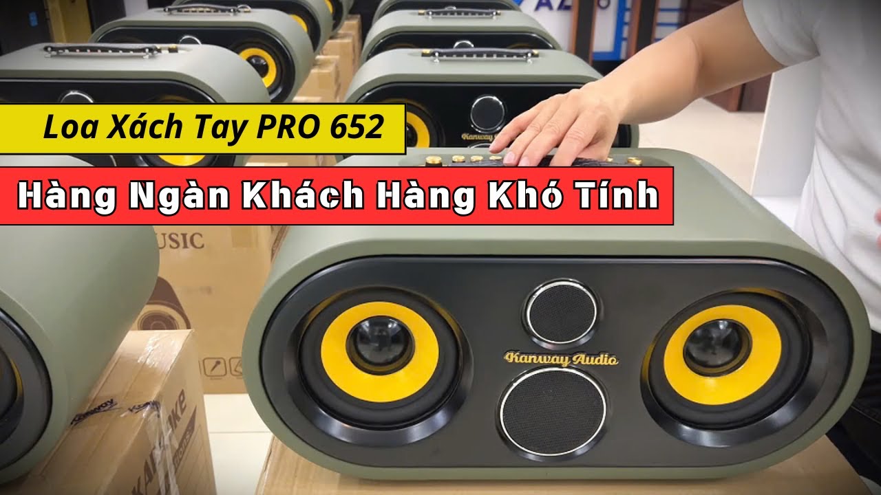 Loa Xách Tay PRO 652 - Chinh Phục Hàng Ngàn Khách Hàng Khó Tính / Loa Bluetooth - YouTube