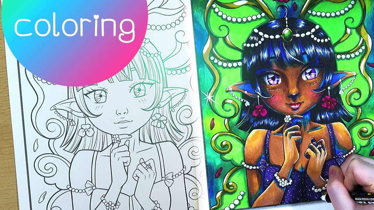 Cute Fairies Coloring Book by Jade Summer - YouTube