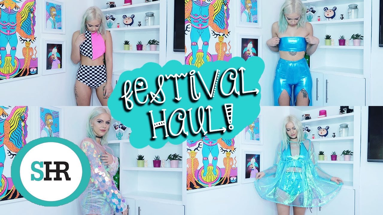 FESTIVAL CLOTHING TRY ON HAUL 2017 - YouTube
