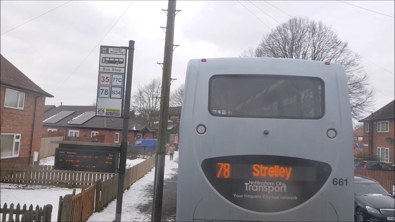Orange Line 35 Full Route Journey Visual- Bulwell to City, Victoria ...