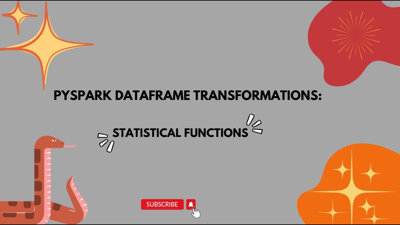 Pyspark Dataframe Transformations Statistical Functions Youtube 7908
