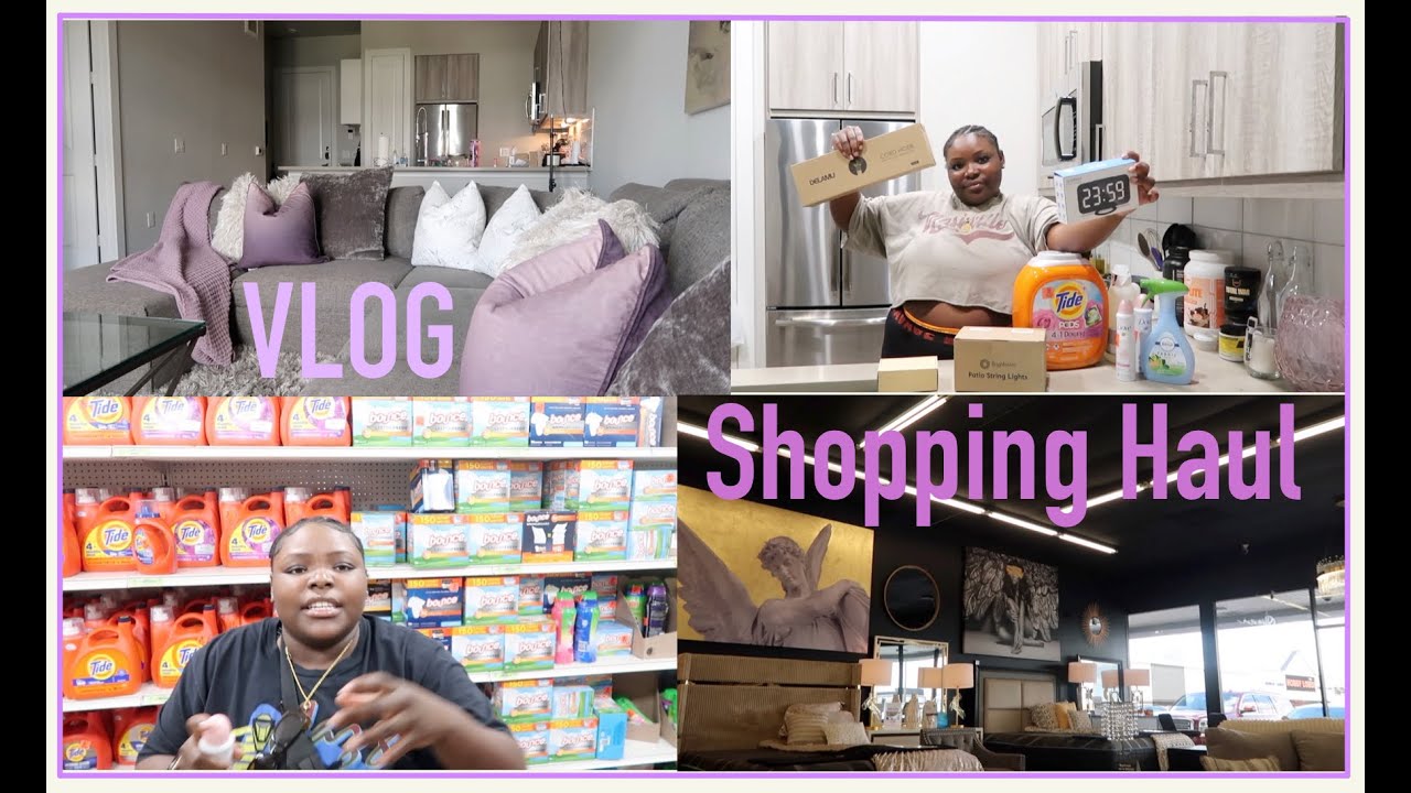 VLOG | Shopping Haul | Chaotic Shop with Me | Next Plans for Apartment ...