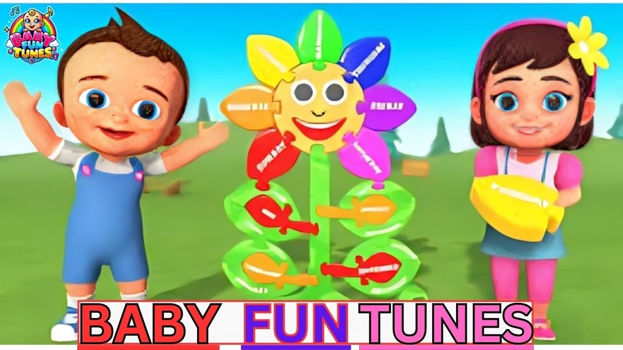 Little Babies Learning Colors with Flowers song by Baby Fun Tunes - YouTube