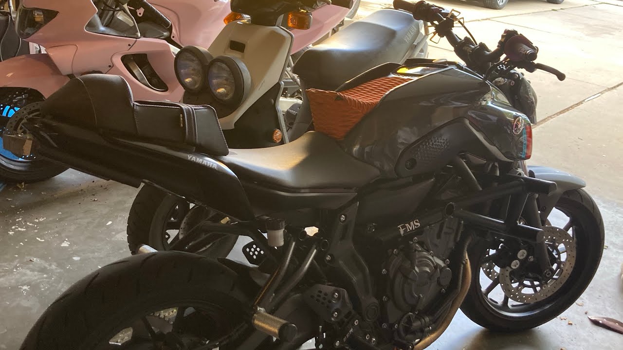 2021/2022 Yamaha MT07 Mod list | WALK AROUND - YouTube