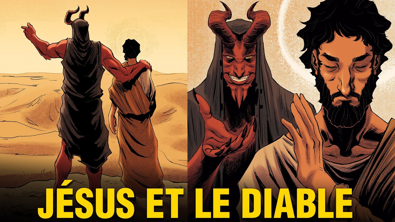 Jésus et le Diable dans le Désert - La Tentation du Christ - Histoires ...