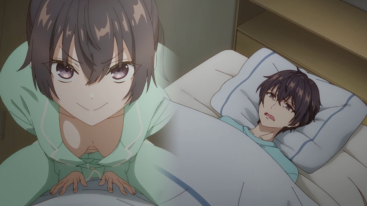 Yuki (Suou) jumps on Kuze's bed 😏 | Alya sometimes hides her feelings in Russian (Roshidere Ep2 ...