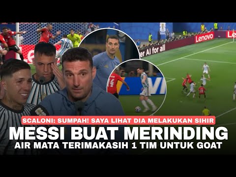 Scaloni Ngaku Merinding Liat Magis GOAT \
