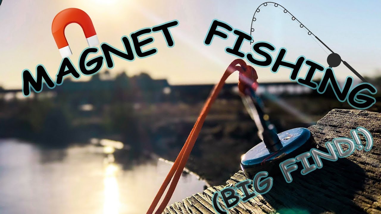 Magnet Fishing A Popular Pond-(Big Find) - YouTube