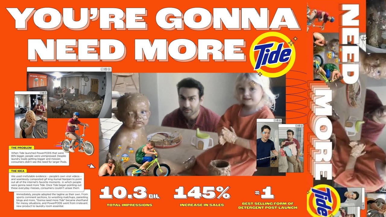 TIDE - GONNA NEED MORE TIDE (Case Study) | Campaign - YouTube