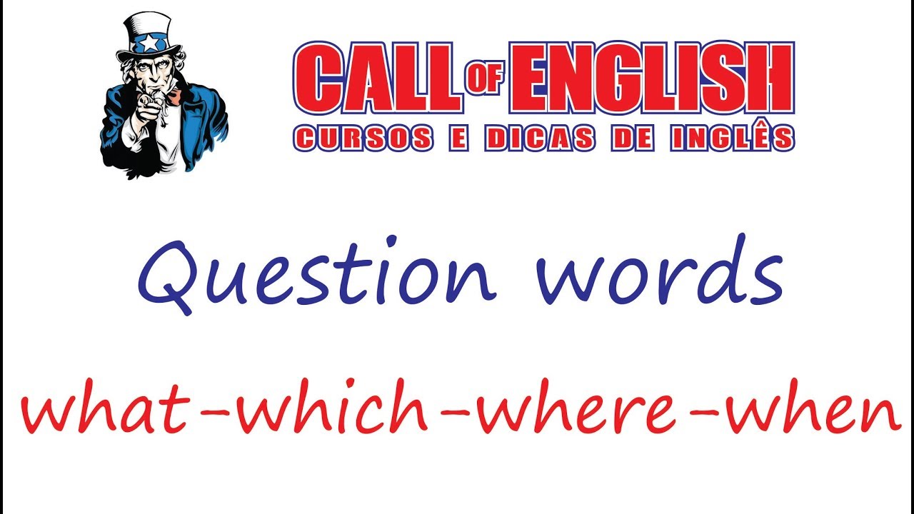 Question Words part 1 - What - Which - Where - When - YouTube