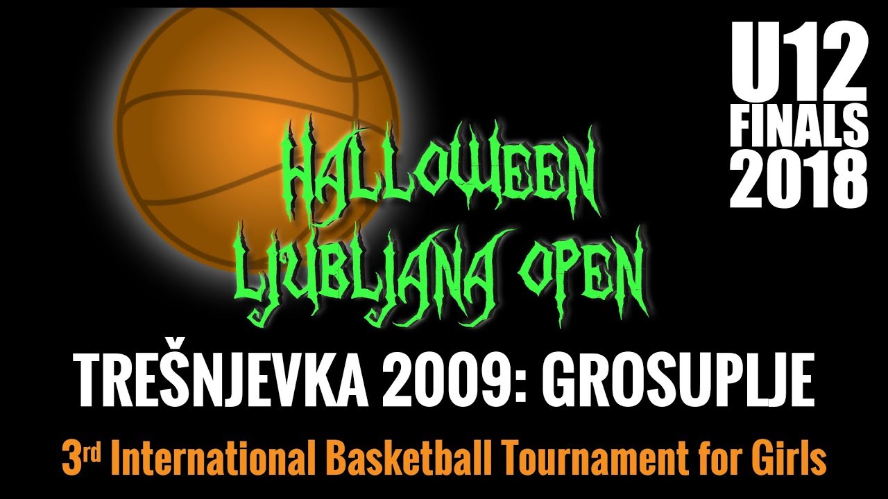 Halloween Ljubljana Open Finals U12 - 2018 Trešnjevka : Grosuplje - YouTube