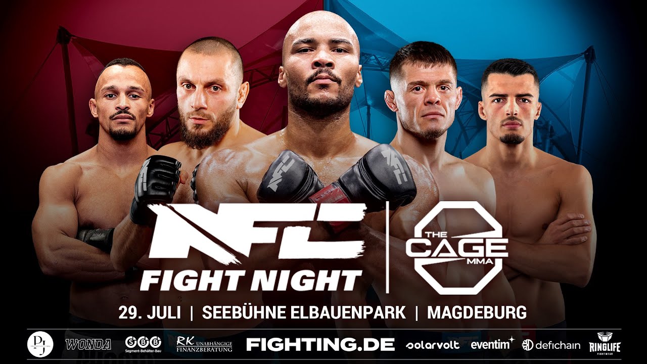 LIVE: NFC x The Cage Fight Night | 29.7. | 17 Uhr - FIGHTING - YouTube