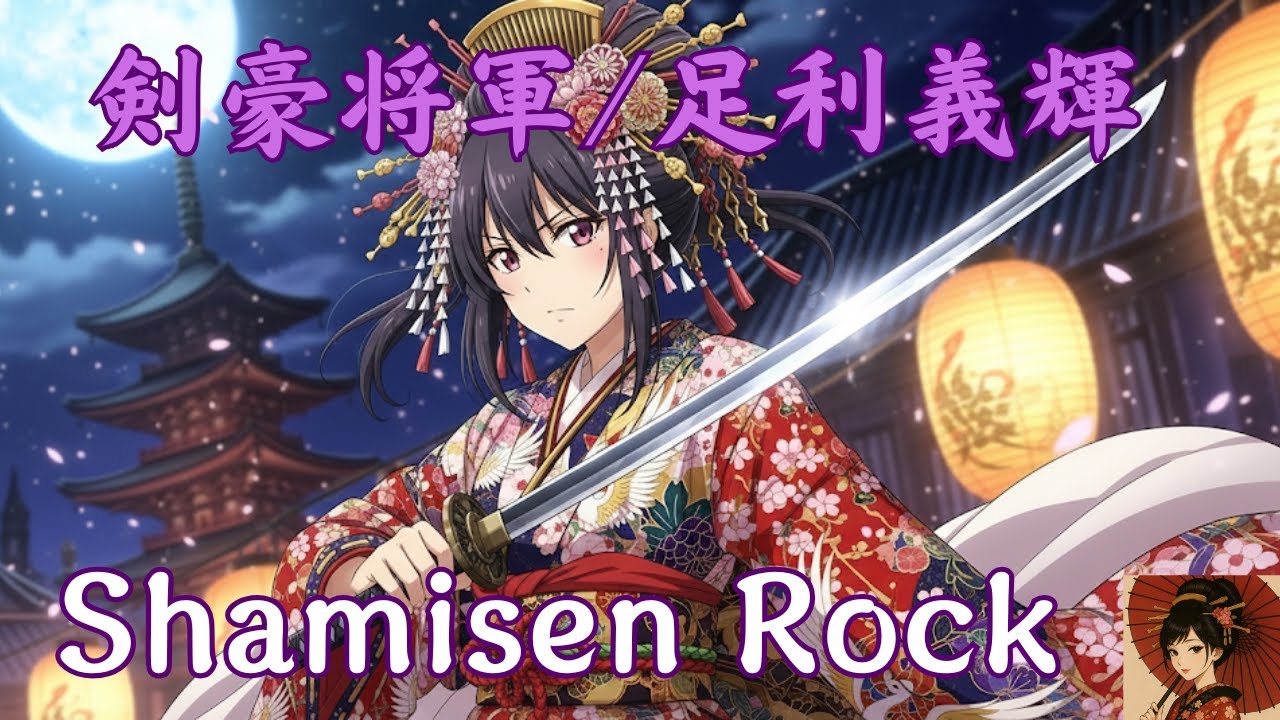 【MV】The Swordmaster Shogun | Epic Wagakki Rock 足利義輝 - YouTube