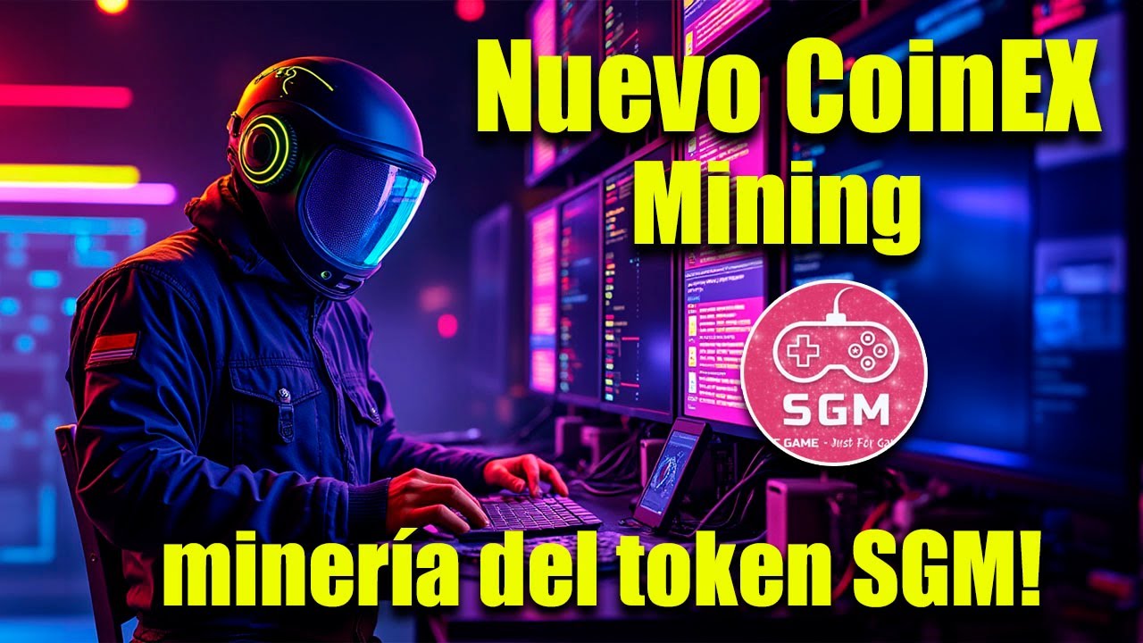 SE VIENE MINERÍA DEL TOKEN SGM en CoinEX - YouTube