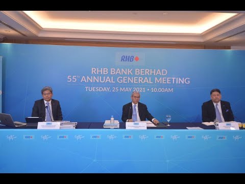 RHB Bank Annual General Meeting 2021 - YouTube