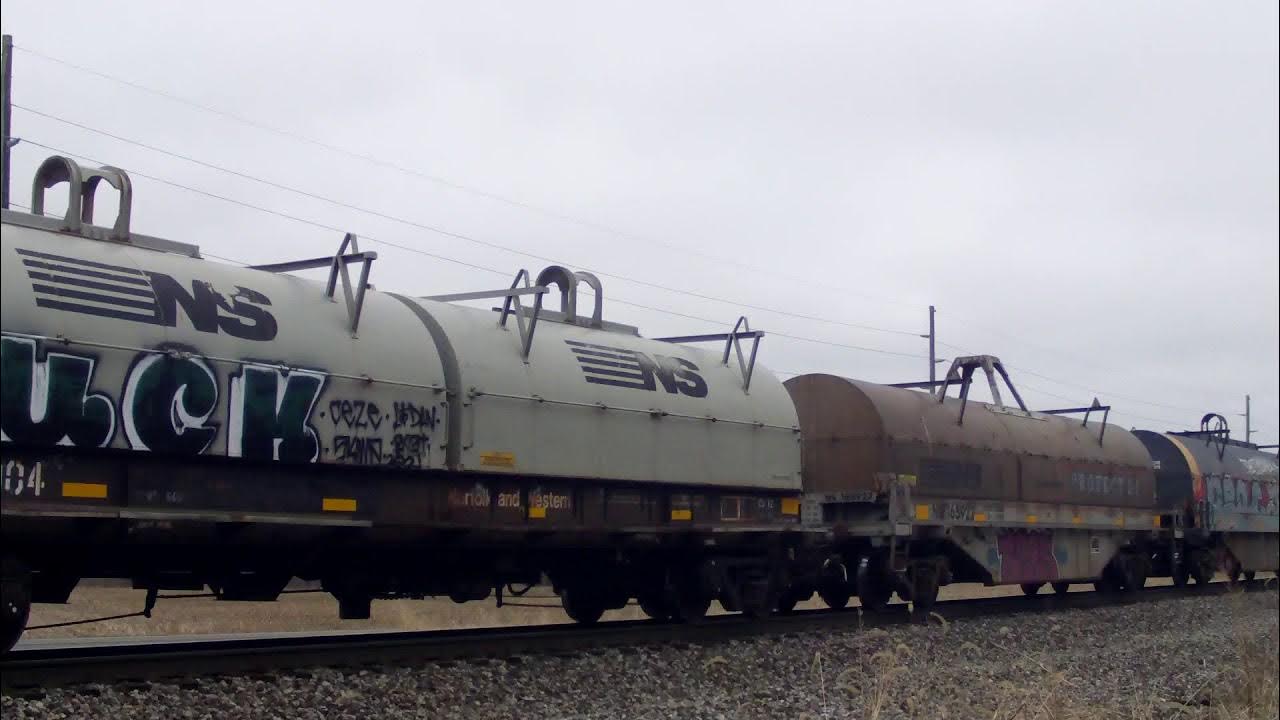 NS M9K @ PENN, IN 3 16 21 NS 4150 UP 6072 NS 9616 - YouTube