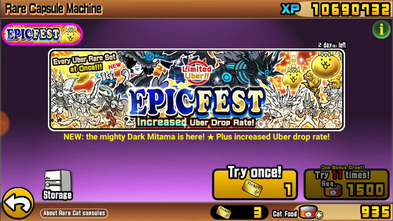 Battle Cats | 60+ rare tickets on Epicfest - YouTube