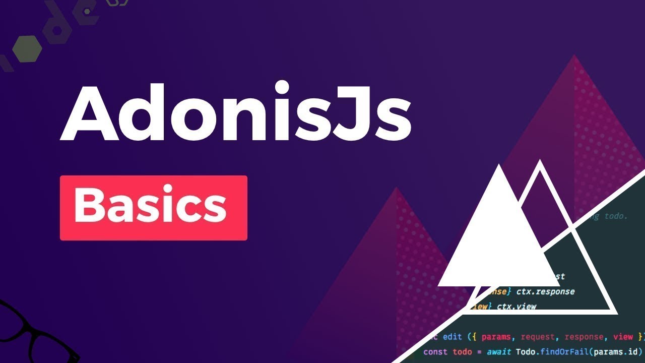 AdonisJs (Node.js Web Framework) - Basic CRUD (Part - 1) - YouTube AdonisJs (Node.js Web Framework) - Basic CRUD (Part - 1) - YouTube