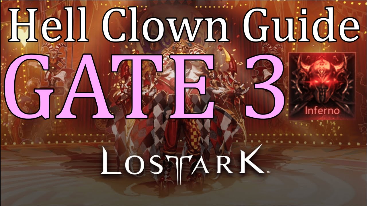 [Lost Ark] Hell Clown (Kakul-Saydon) Complete Guide Gate 3 - YouTube