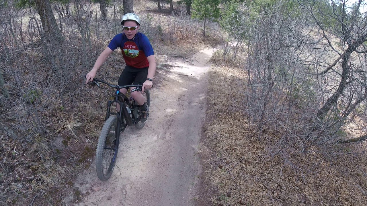 Mountain Biking the Falcon Trail at USAFA. - YouTube