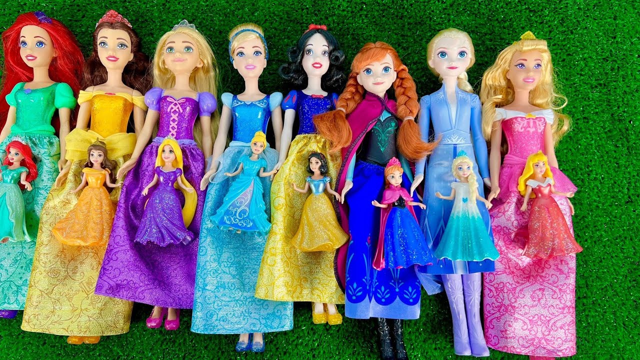 Looking For Disney Princess, Mix Rainbow Dress! 9 MYSTERY SURPRISES ...