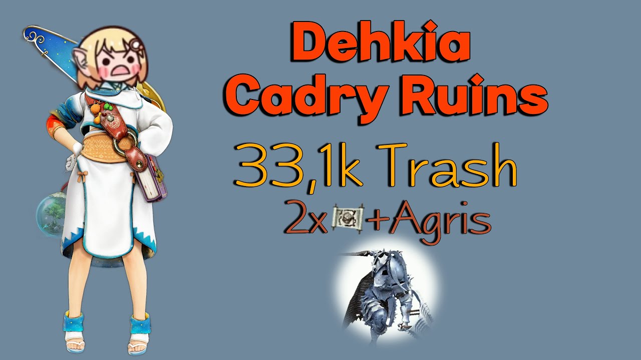 BDO Dehkia Cadry Ruins Shai 33,1k Trash (2xLS+Agris) | Black Desert ...