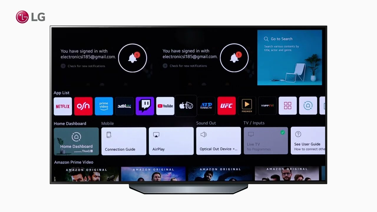 LG WebOS TV 6.0 - Hesap Oluşturma - YouTube