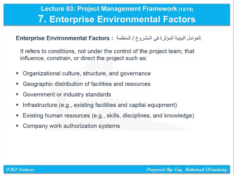 PMP Preparation - 03 Framework (3/3) - YouTube