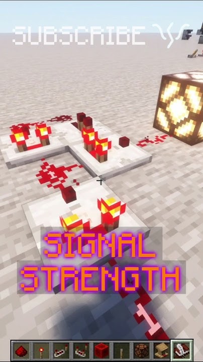 ACTIVATE REDSTONE with a specific SIGNAL STRENGTH! | Redstone with ...