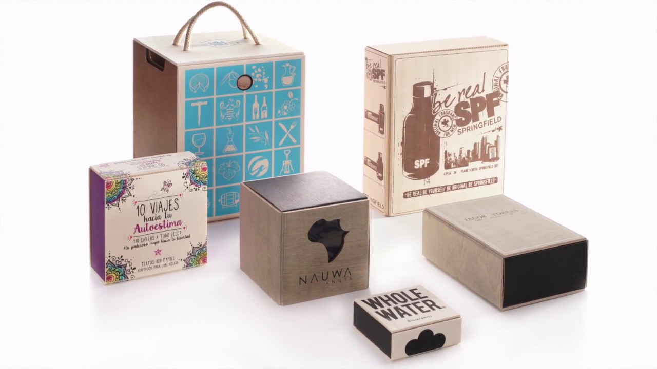 Packaging en bois pliable PACKPLEK ® EXCLUSIVE FRANÇAIS - YouTube