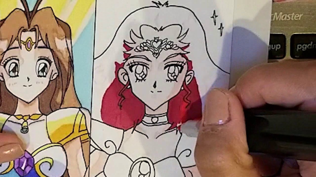 Drawing no. 2: Angel Salvia from Wedding Peach 愛天使伝説ウェディングピーチの純天使サルビア ...