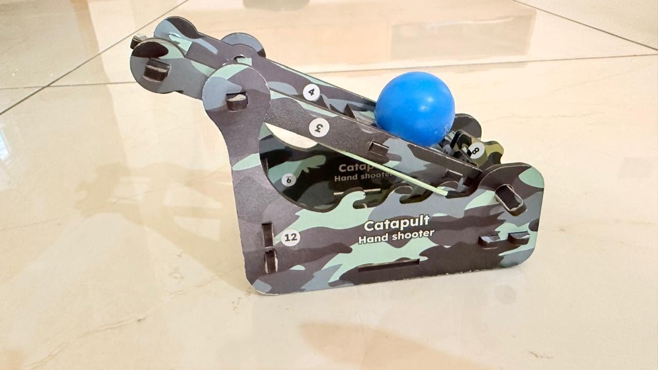 🎯DIY Catapult Hand Shooter | Cool Toy for Kids & Fun Challenge! - YouTube