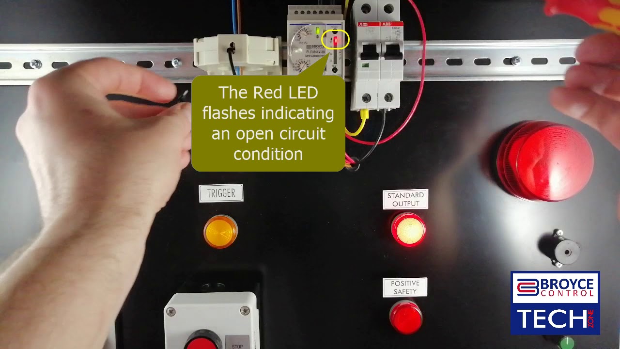 ELRM44V-30 Earth Leakage Relay - Toroid/CBCT Open Circuit Demonstration ...