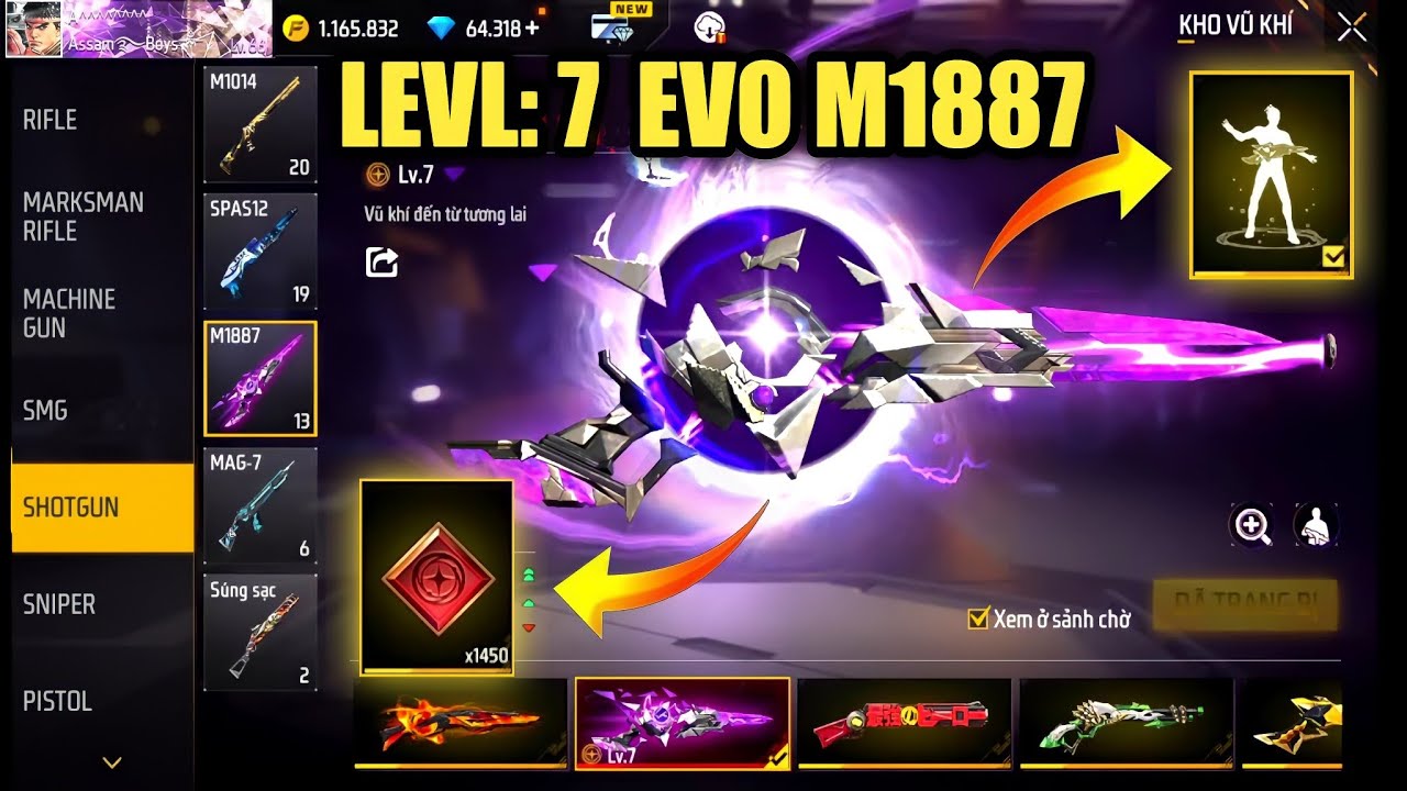 I GOT EVO M1887 IN NEW EVENT| free fire new event| ff new event today ...
