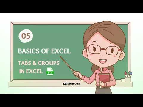 05 : MS Excel - Tabs & Groups in Excel - YouTube