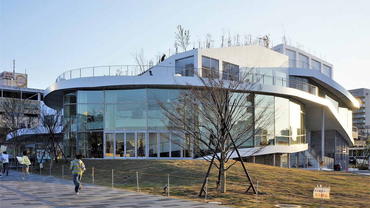 interior & exterior walkthrough, Art Museum & Library, Ota - YouTube