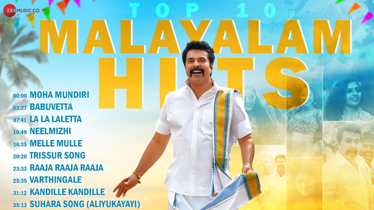 Top 10 Malayalam Hits - Full Album | Moha Mundiri, Babuvetta, Raaja ...