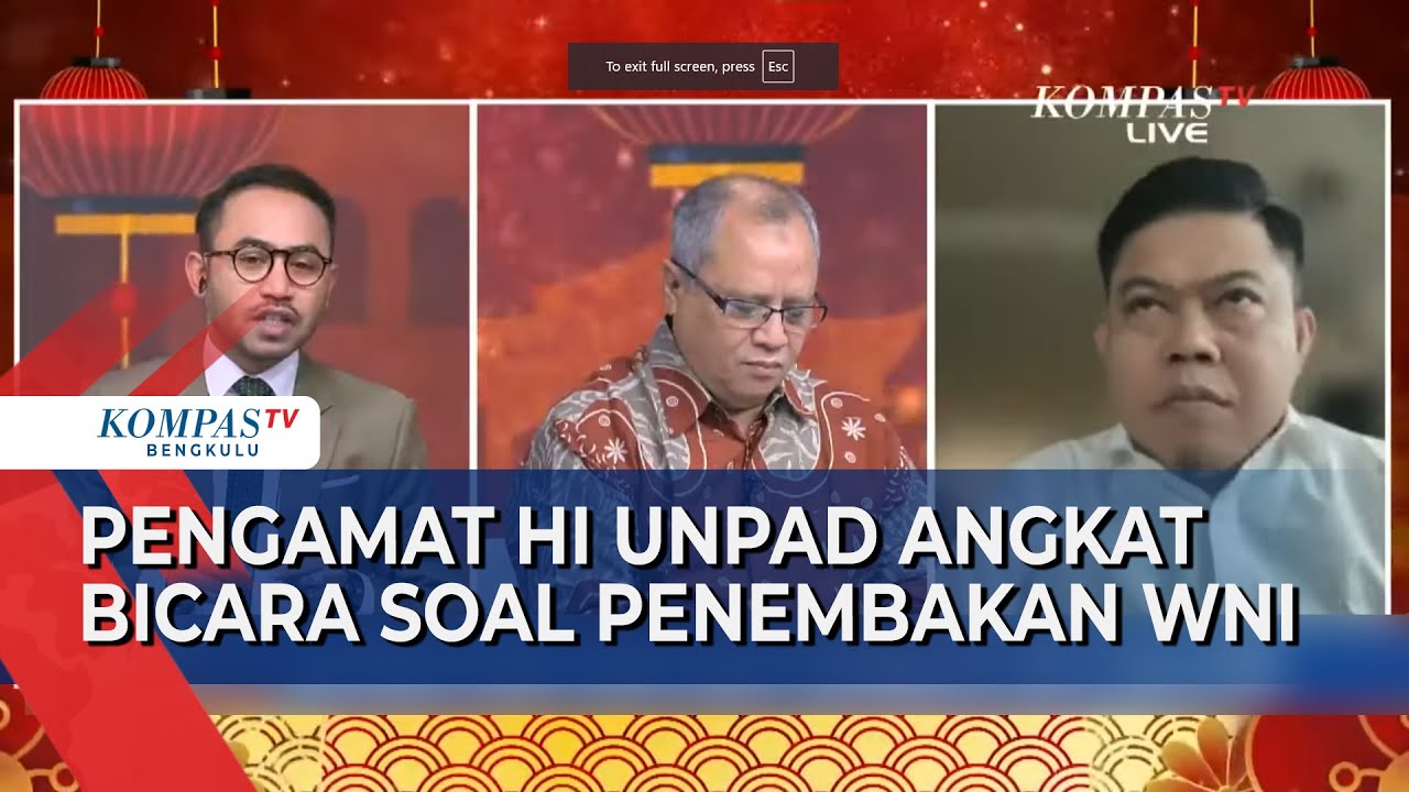 Pengamat HI Unpad Angkat Bicara soal Penembakan WNI - YouTube
