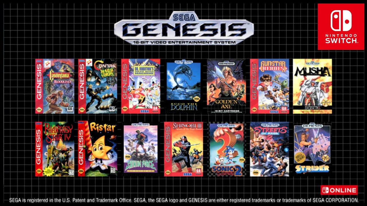 O CLÁSSICO MEGA DRIVE NO NINTENDO SWITCH - YouTube