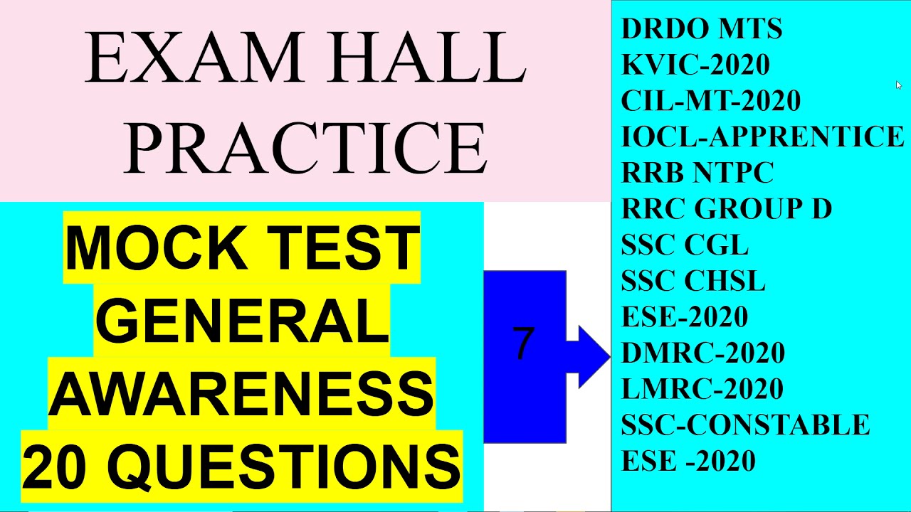 GENERAL AWARENESS TOP 20 QUESTIONS FOR ALL COMPETITIVE EXAMS 2020 general-awareness-top-20-questions-for-all-competitive-exams-2020