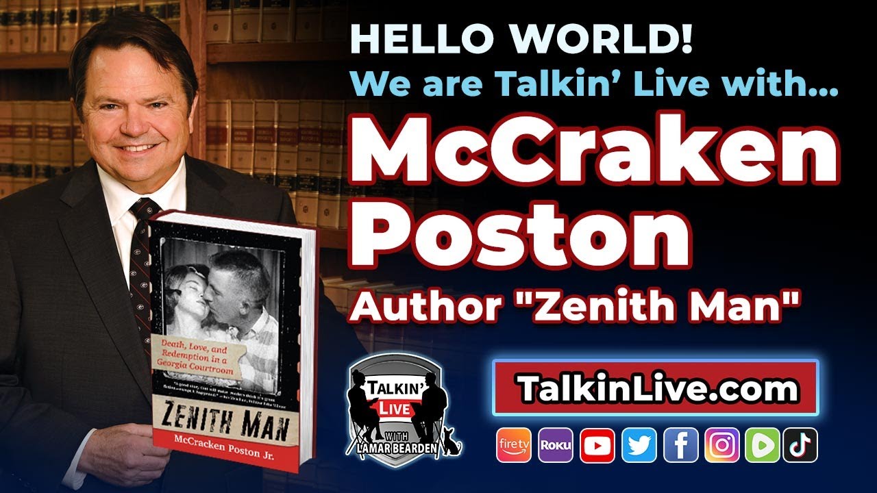 TL 03052024 Interview - Mccraken Poston- Author of 'Zenith Man' - YouTube