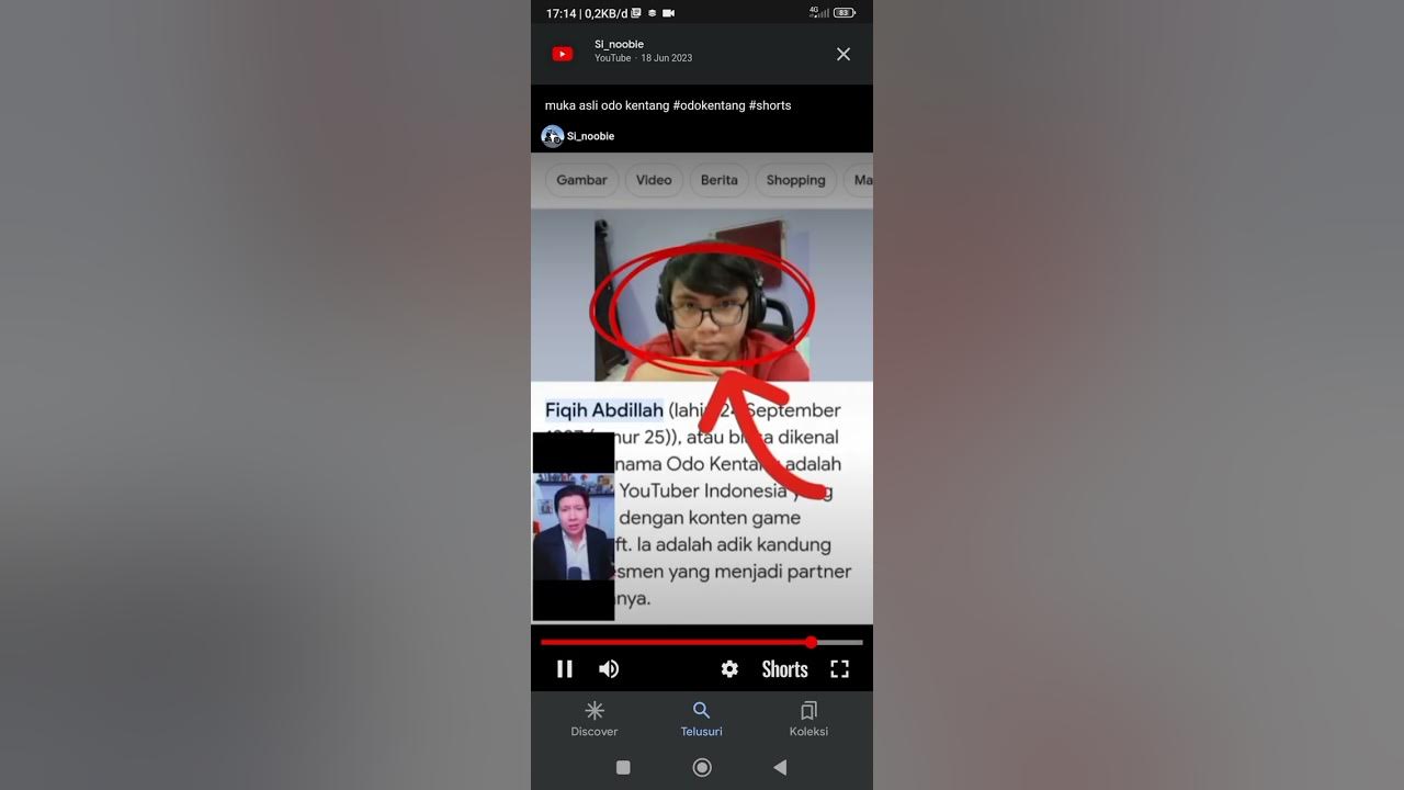 ini muka asli nya odo kentang - YouTube