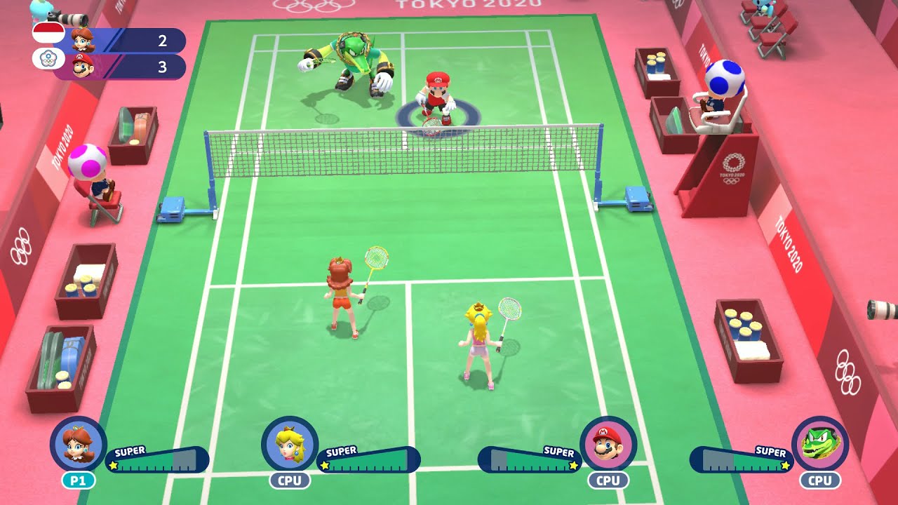 Mario & Sonic At The Olympic Games Tokyo 2020 Badminton Doubles Switch ...