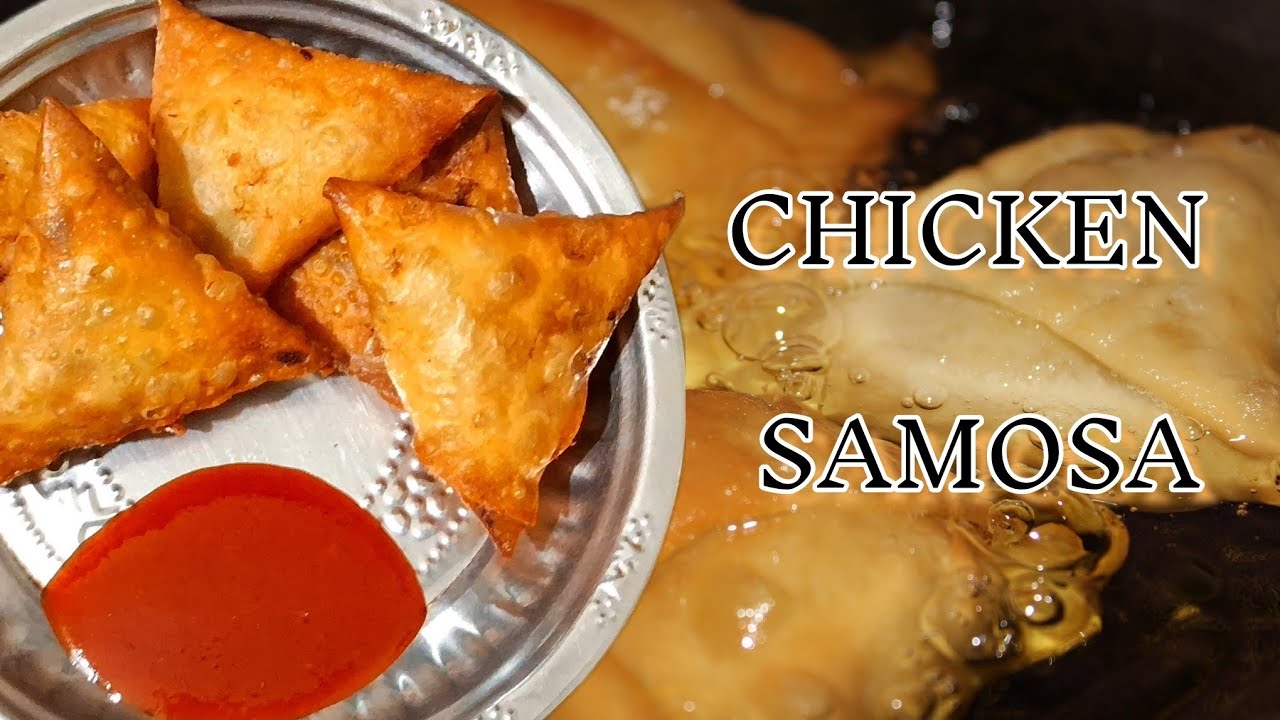 Easy Homemade Chicken Cheese Samosa Recipe ||#chickensamosarecipe - YouTube