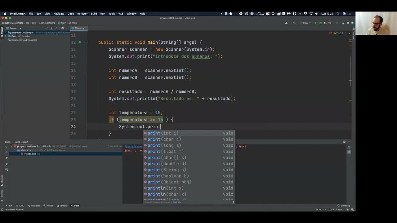 54 Tipo de error - Curso Java - OpenBootcamp - YouTube
