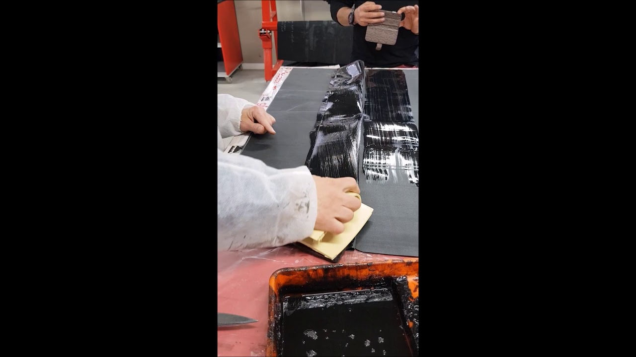 SOLAPE DE MEMBRANAS EPDM CON JUNTA RÁPIDA - CAUCHO EPDM (vídeo 2) - YouTube