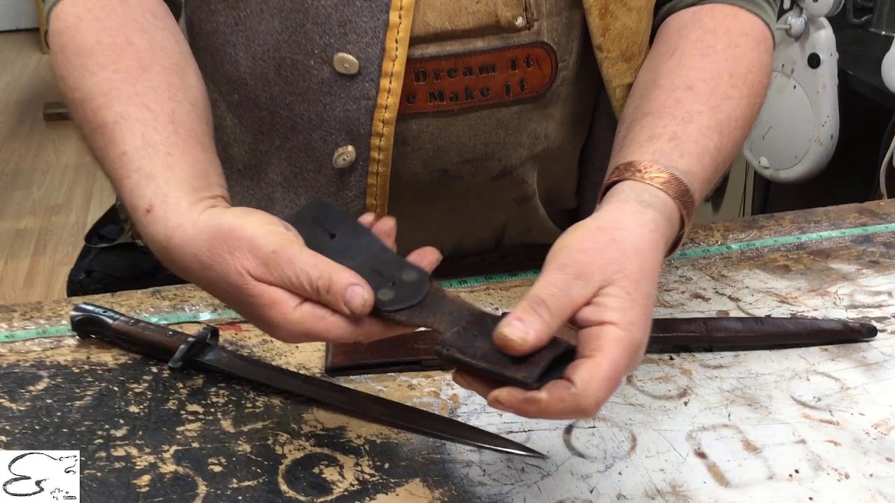 Reproduced Bayonet Frog & Scabbard - YouTube