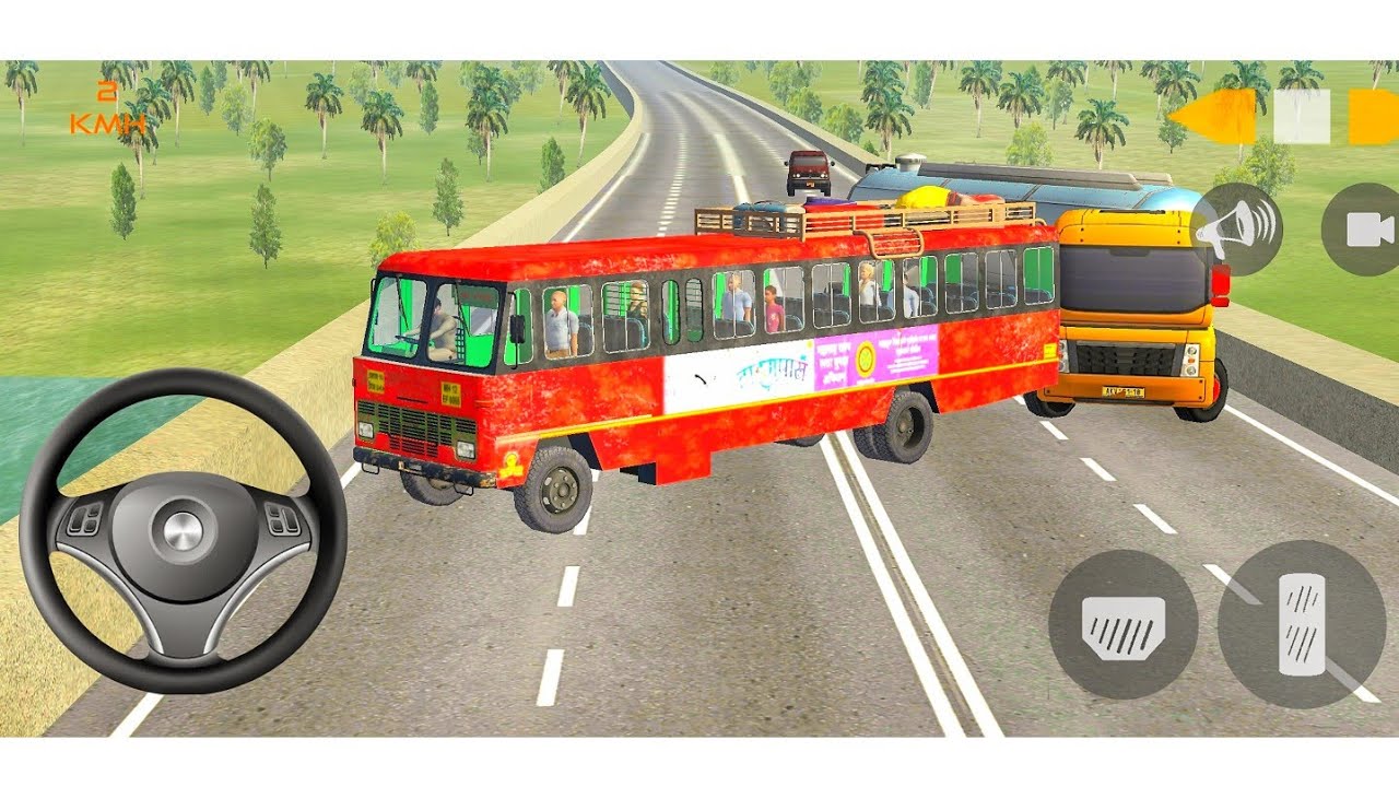 City Bus Game - Indian Sleeper Bus Simulator 3D Games - School Bus Game ...